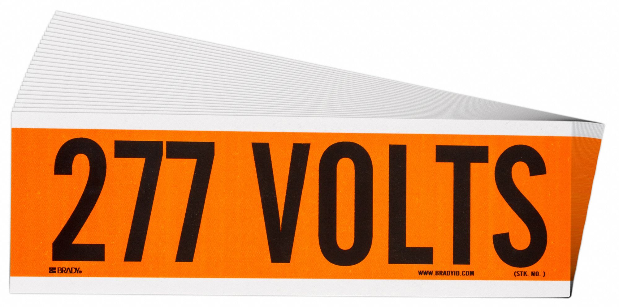 BRADY CONDUIT/VOLTAGE MARKERS,227 VOLTS,PK25 - Conduit and Voltage ...