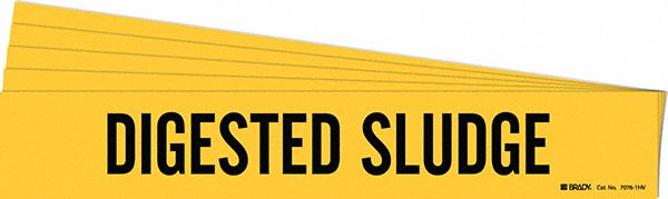 BRADY PIPE MARKER,PERMANENT,ACRYLIC,GLOSS,PK5 - Pipe Markers ...