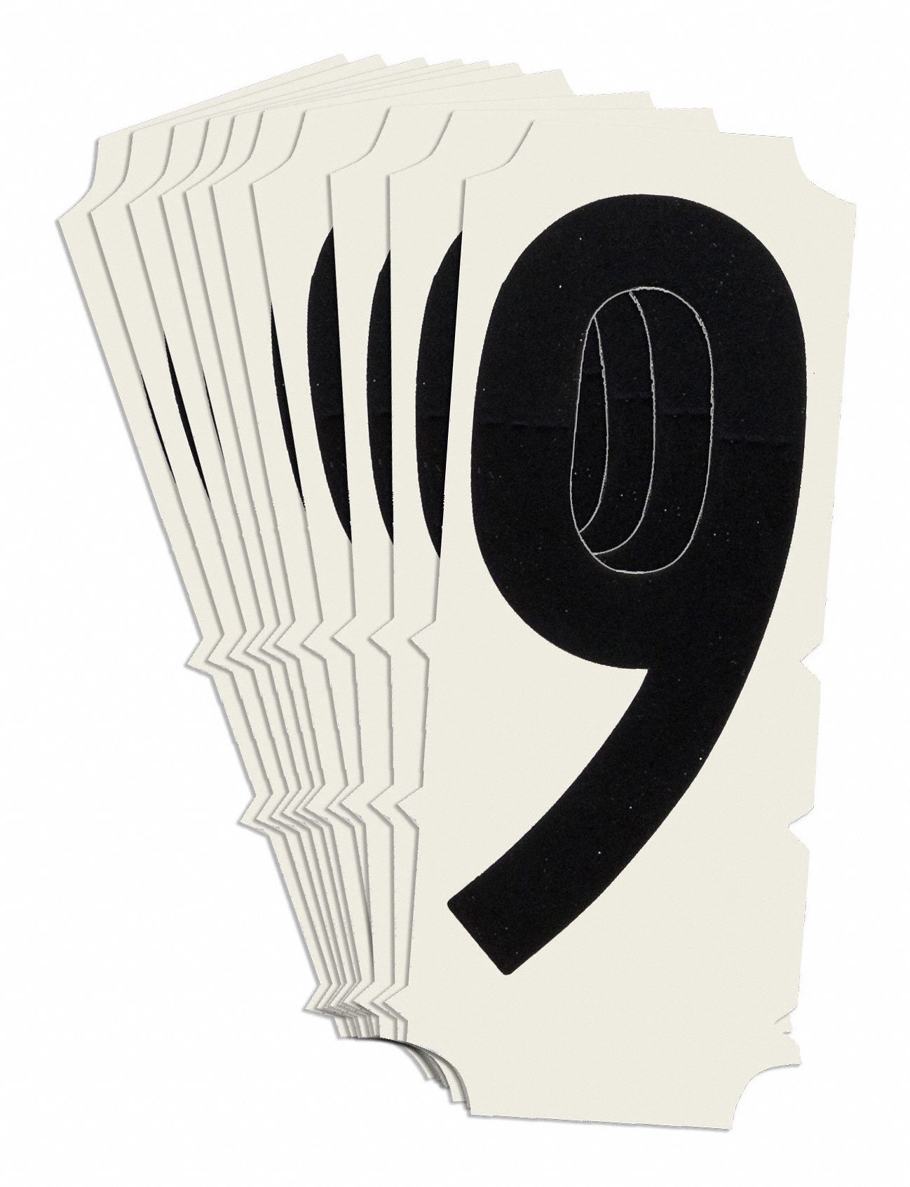 BRADY QA 6450 Series B302 2" Lbl, 9 BK 10PK - Letters and Numbers ...