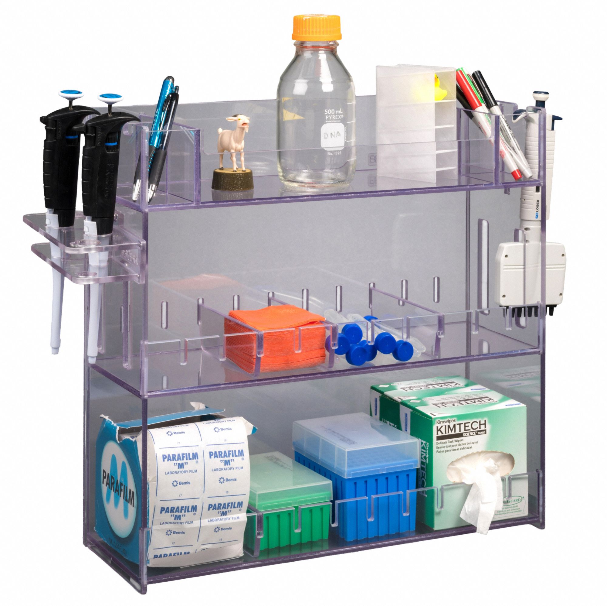 6 1/2 in Overall Wd, 18 3/8 in Overall Ht, Lab Bulk Bin - 911F83 ...