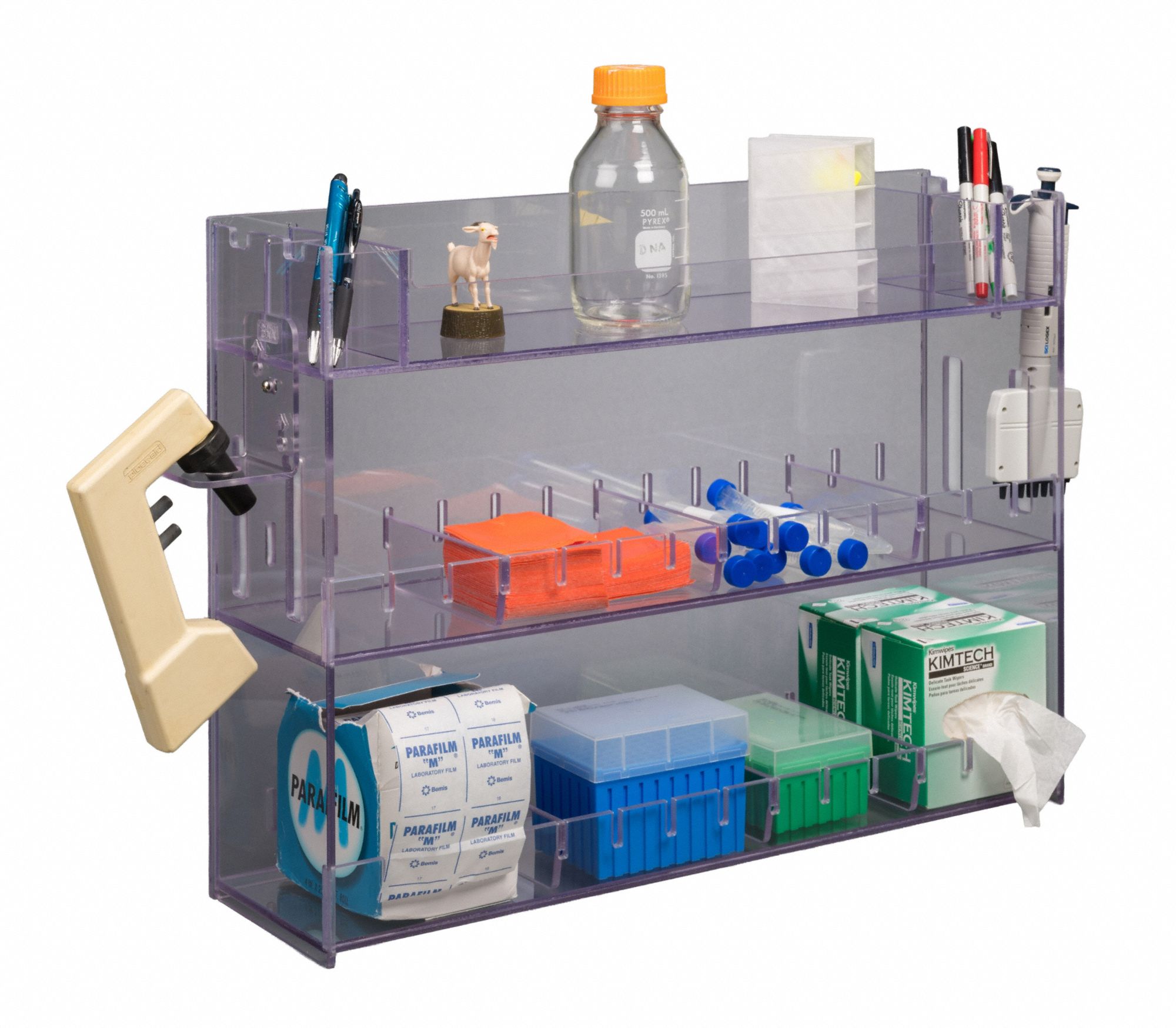 6 1/2 in Overall Wd, 18 3/8 in Overall Ht, Lab Bulk Bin - 911F85 ...