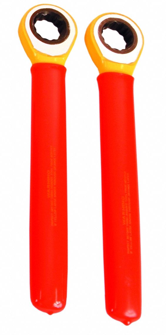 SALISBURY, 17 Tools, 7 mm to 24 mm Range of Head Sizes, Box End Wrench ...