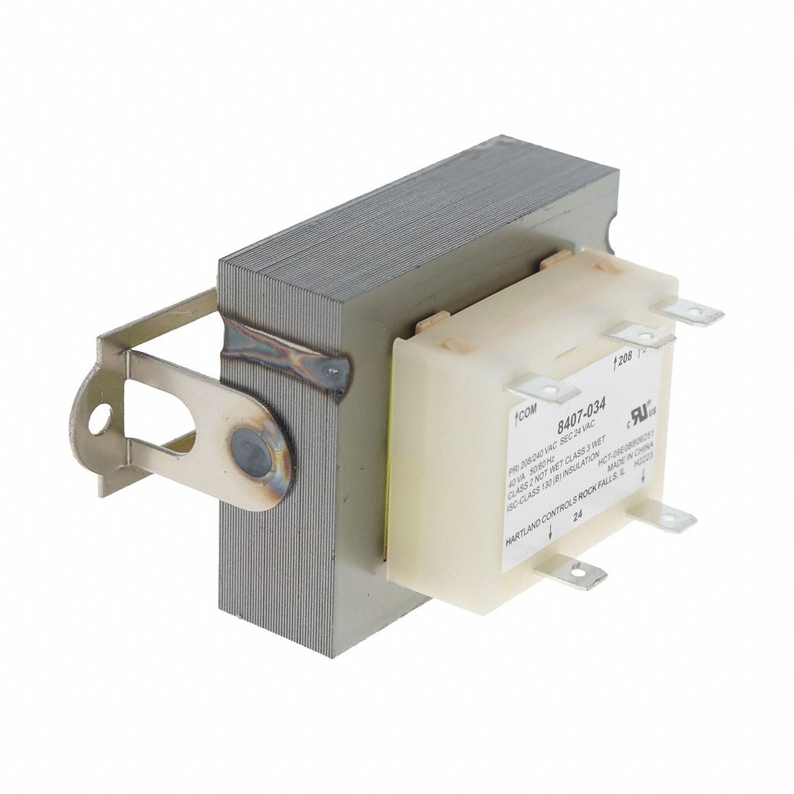 Transformer, 208/240 to 24V, 40VA - Grainger