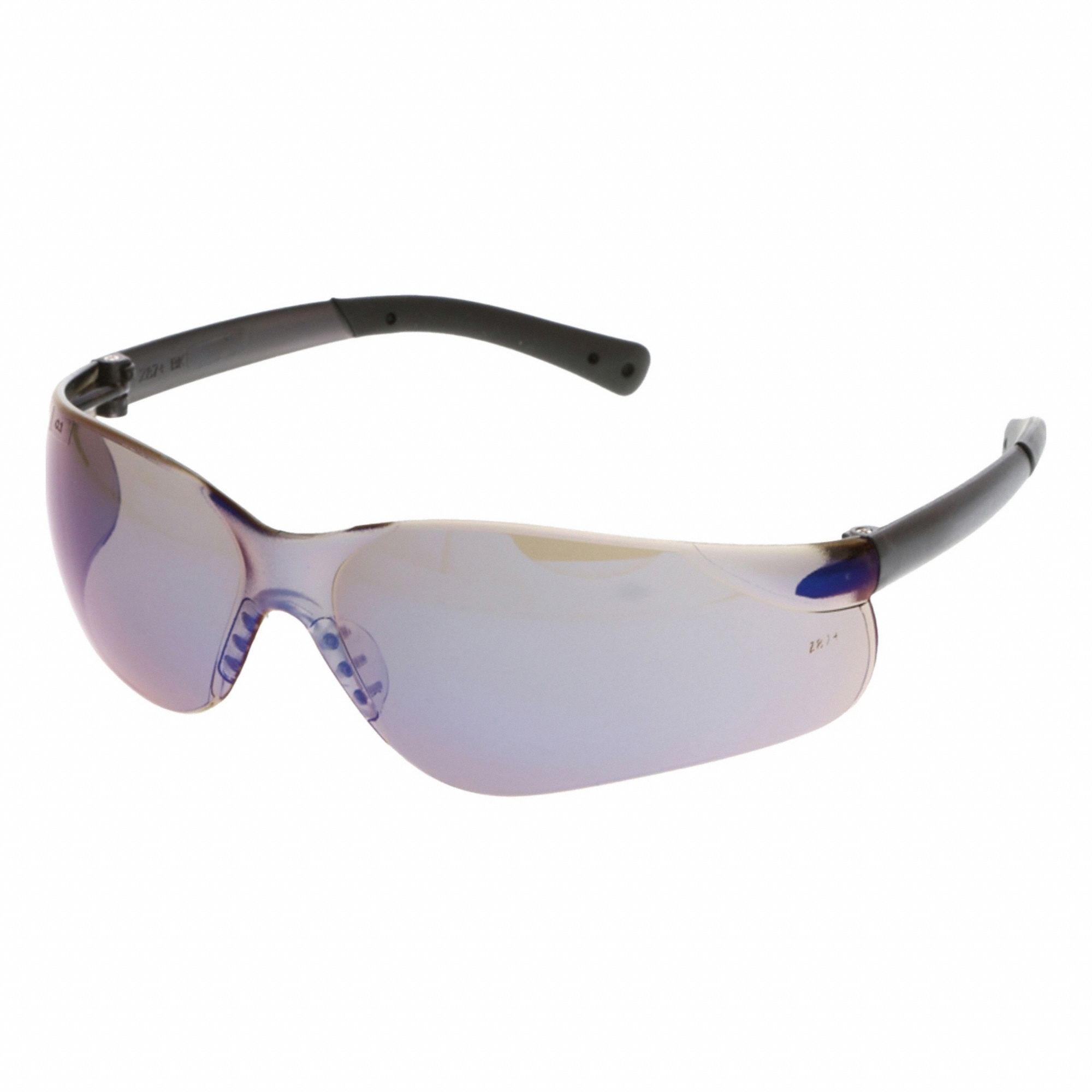 MCR SAFETY, Blue Lens, Frameless, Safety Glasses - 892F19|BK318 - Grainger