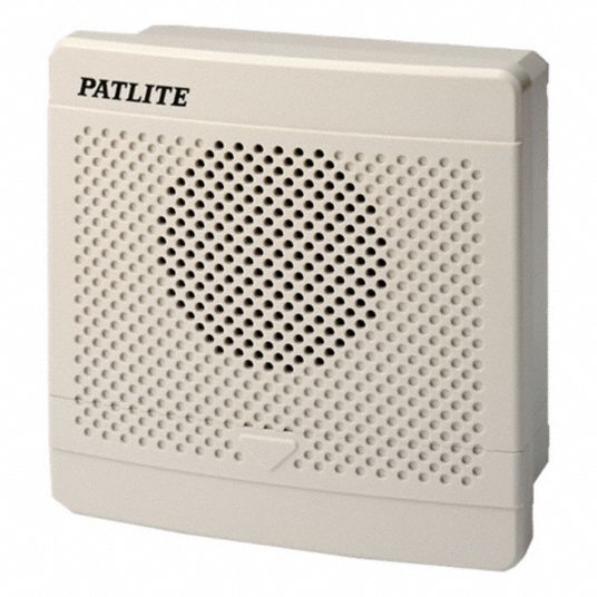PATLITE, Tone Sound, 12 W Watt, Audible Alarm - 827AT1|BK-24E-J - Grainger