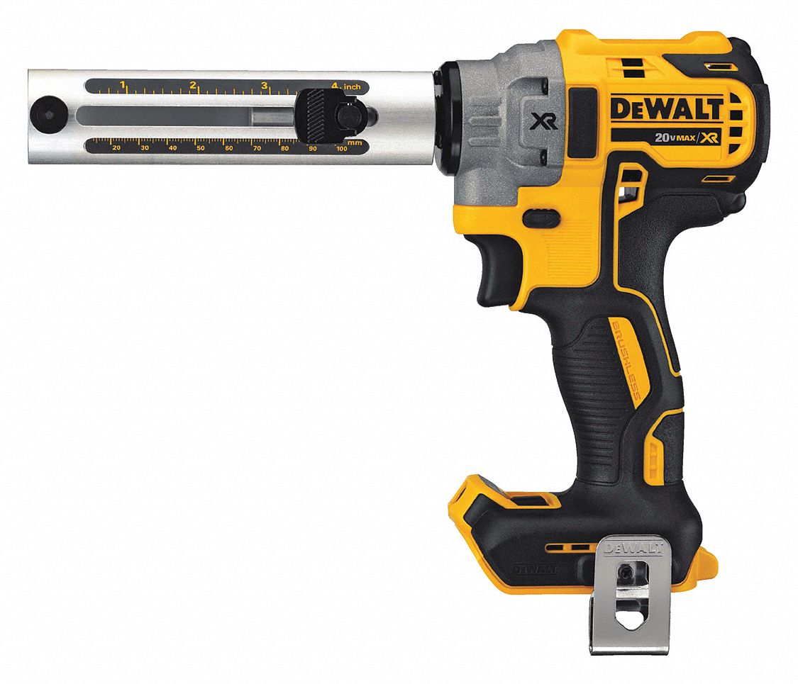 DEWALT CABLE STRIPPER, CORDLESS, 20V, 6 AWG TO 750 MCM COPPER/900 MCM ...