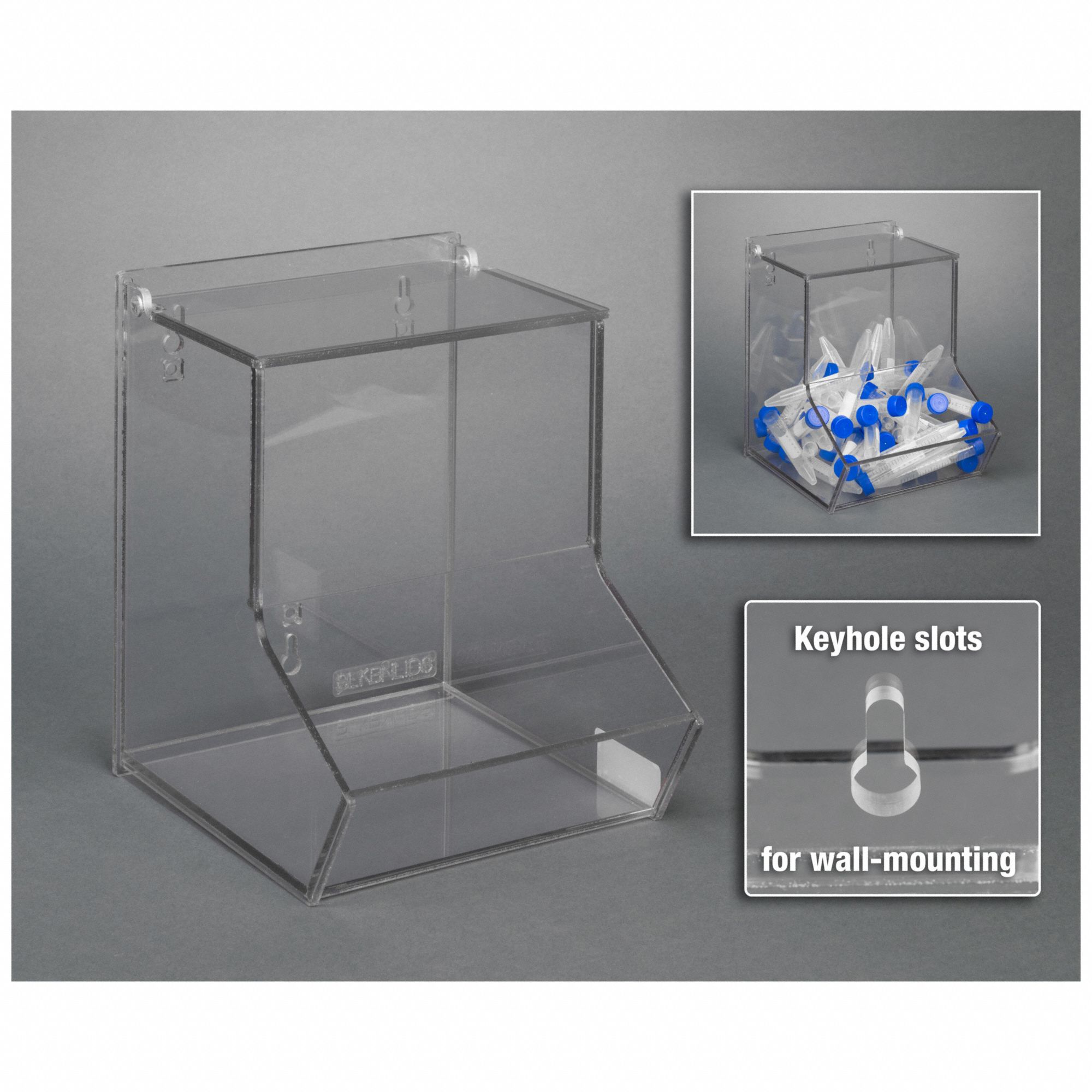 7 in Overall Wd, 8 1/2 in Overall Ht, Bulk Bin with Lid - 798L26 ...