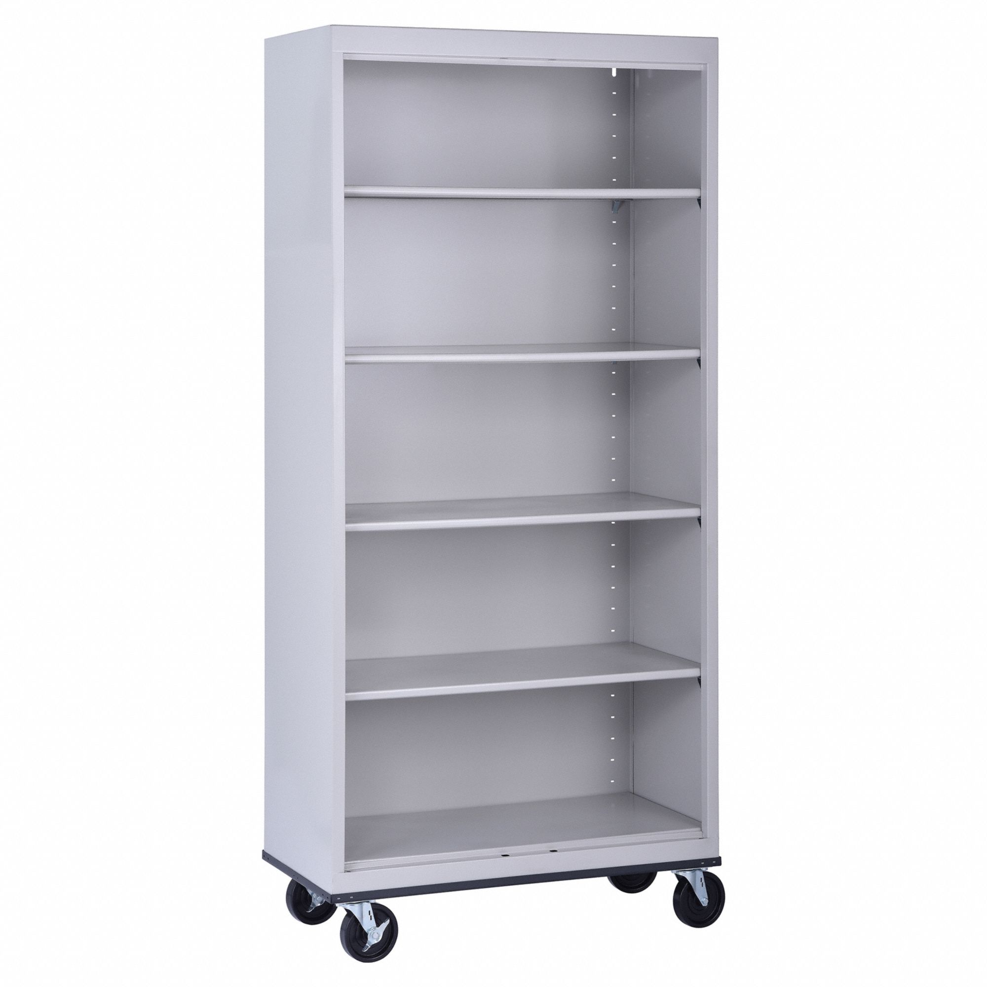 ATLANTIC METAL, Dove Gray, Steel, Mobile Bookcase - 3CTH9|BM40361872-05 ...