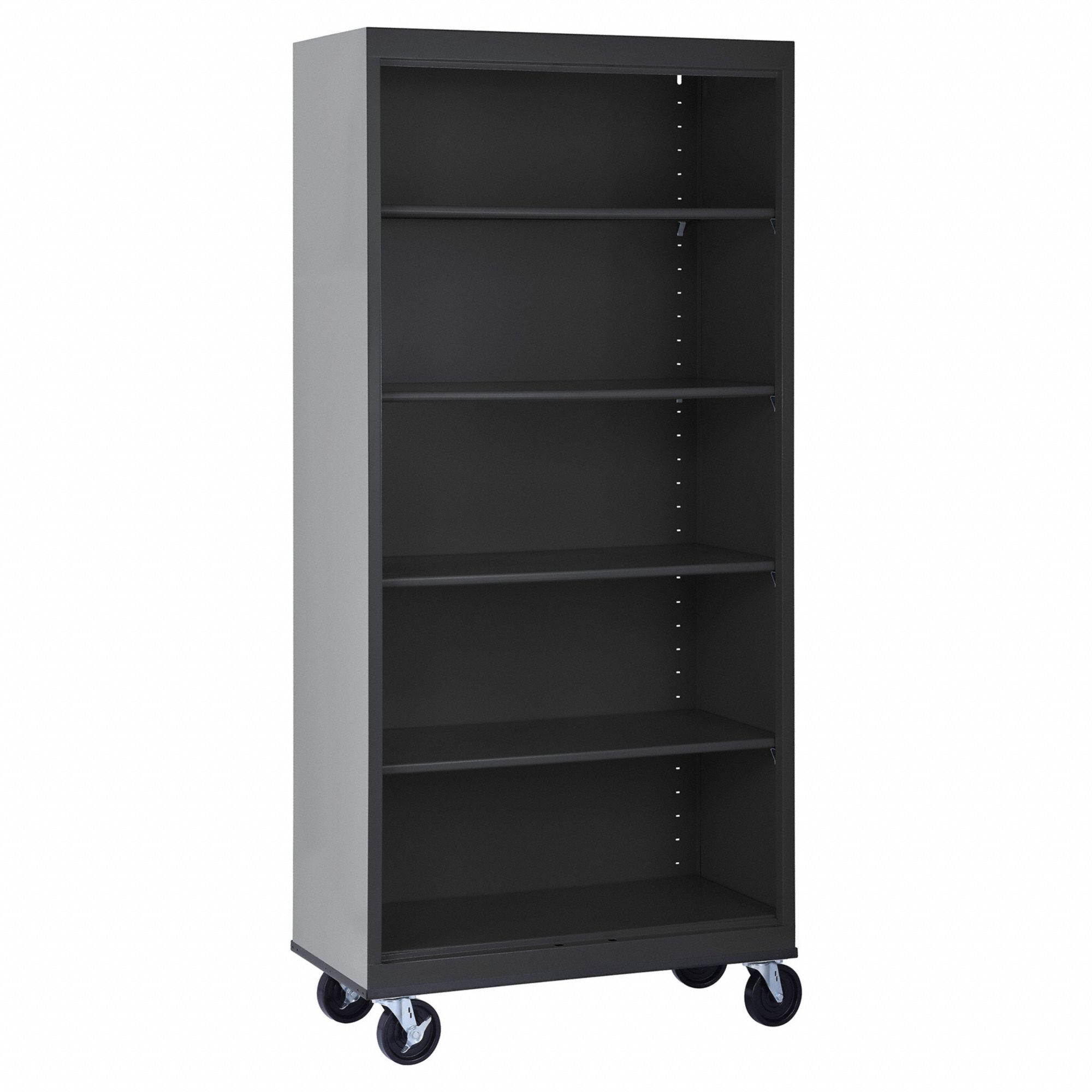 ATLANTIC METAL, Black, Steel, Mobile Bookcase - 3CTH8|BM40361872-09 ...