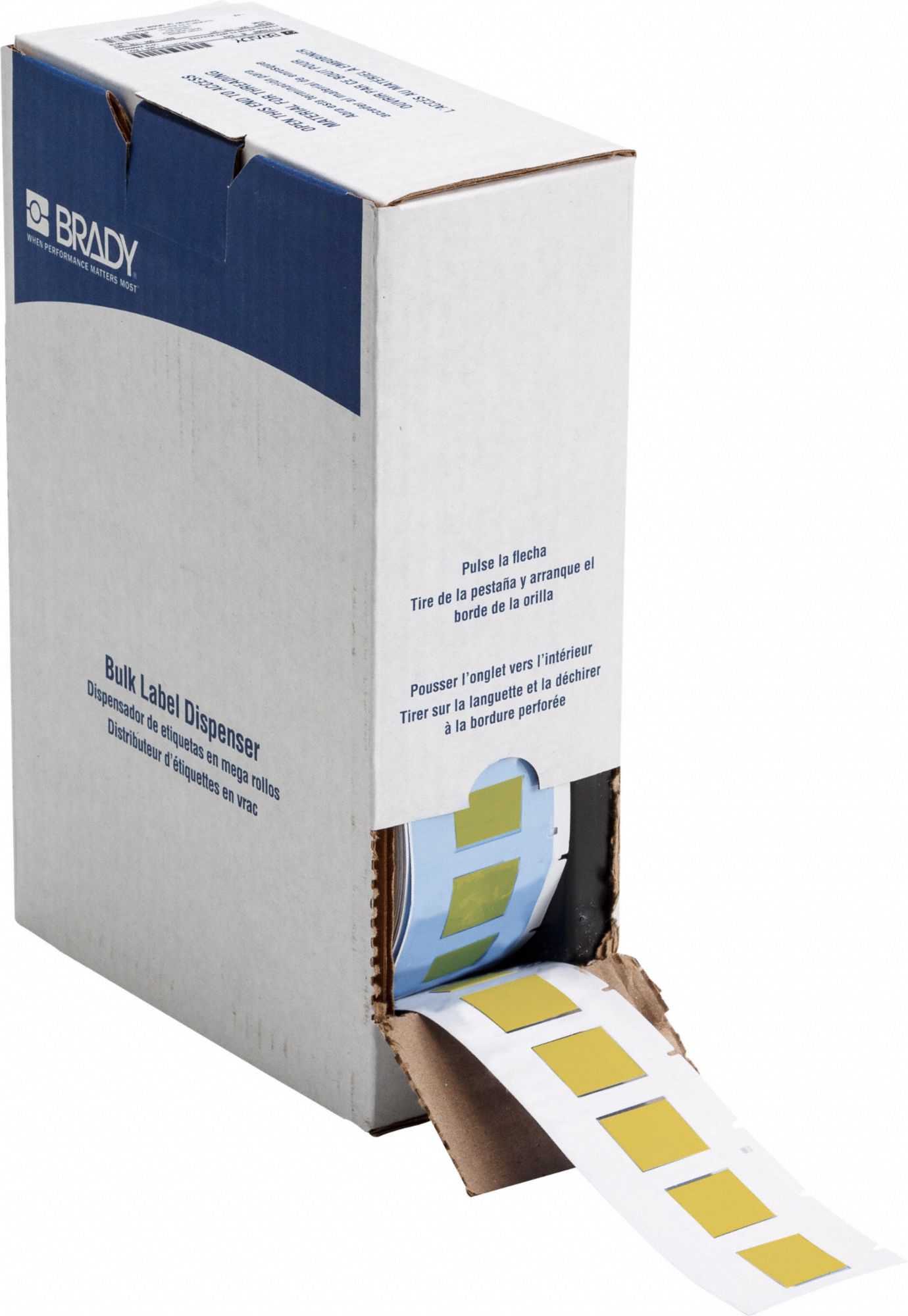 1 in x 27/32 in, Polyolefin, Sleeve Label - 803RG3|BM-500-1-342-YL ...