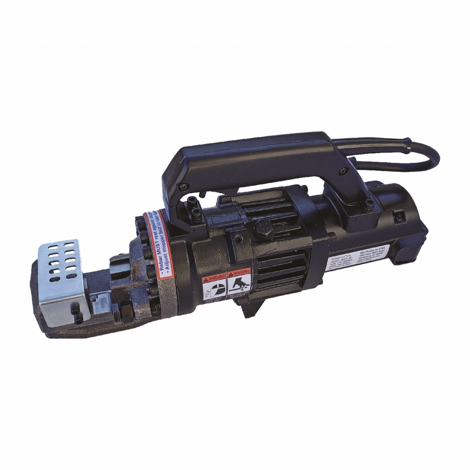 BN PRODUCTS USA, #6 Max. Cut Size, 3/4 in Dp of Cut, Rebar Cutter ...