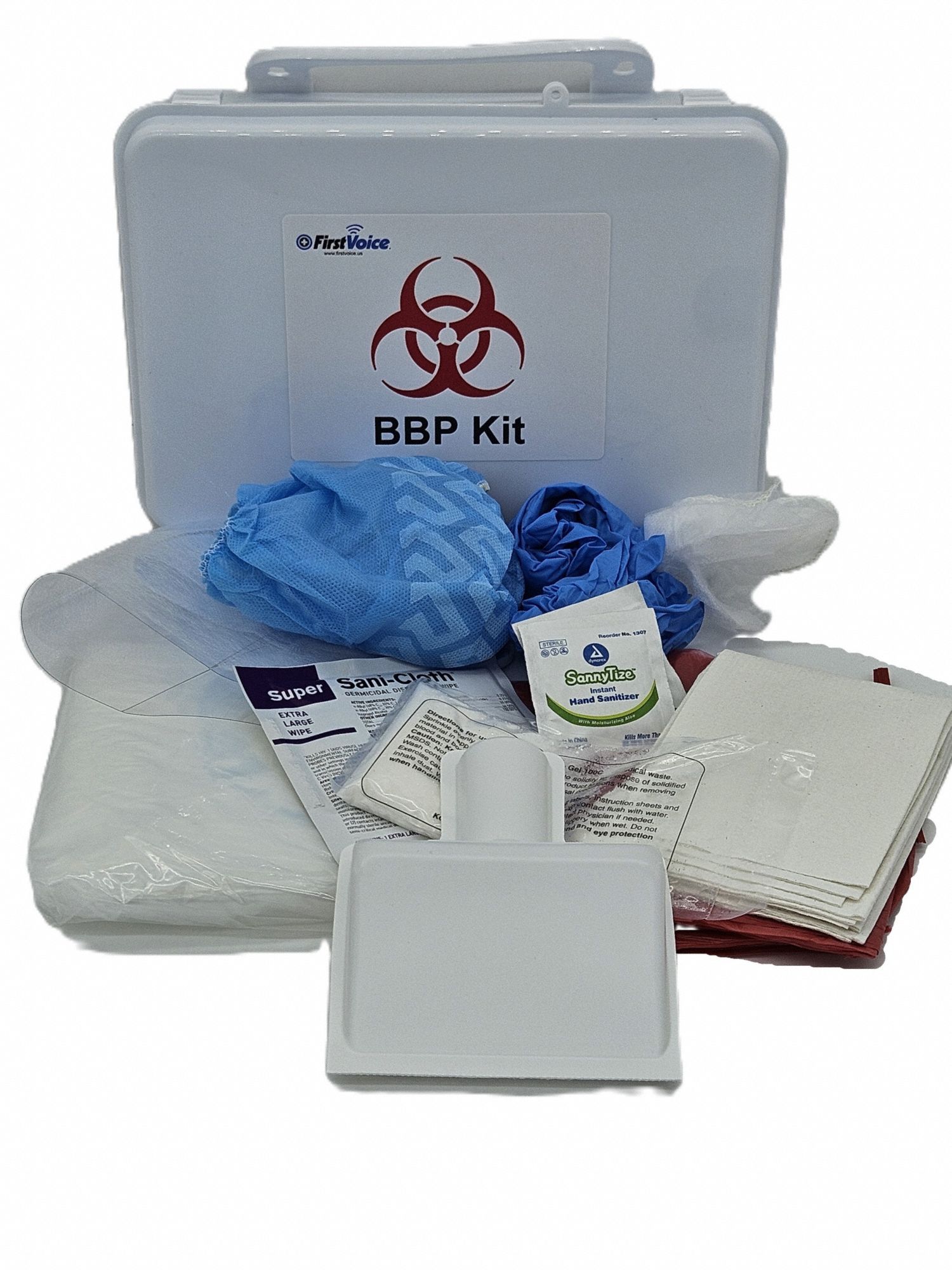 FIRST VOICE, (1) Biohazard waste bag/(1) Pick up scoop/(1) Twist Tie ...