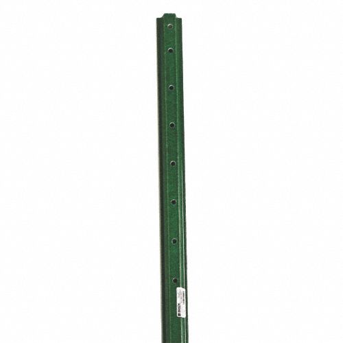 BRADY Sign Post: U-Channel Sign Post, Aluminum/Composite, 96 in Sign ...