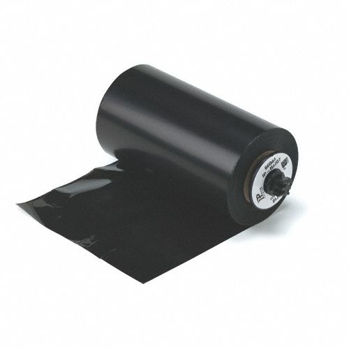 BRADY Label Printer Ribbon: 4 5/16 in x 984 ft, Black, Wax/Resin, R4300 ...