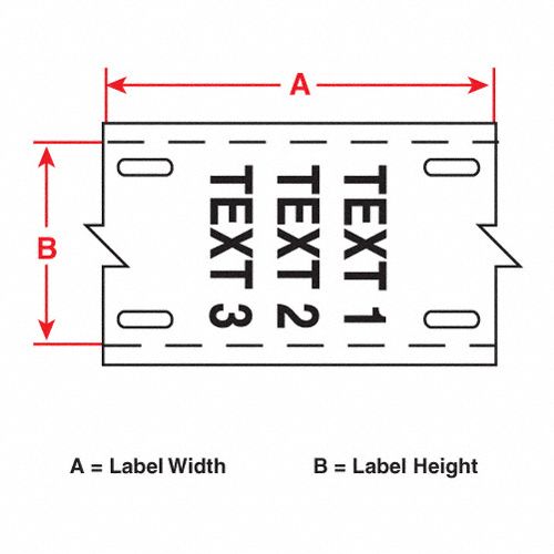 BRADY Cartridge Label - 5YTF6|M71-12-109 - Grainger