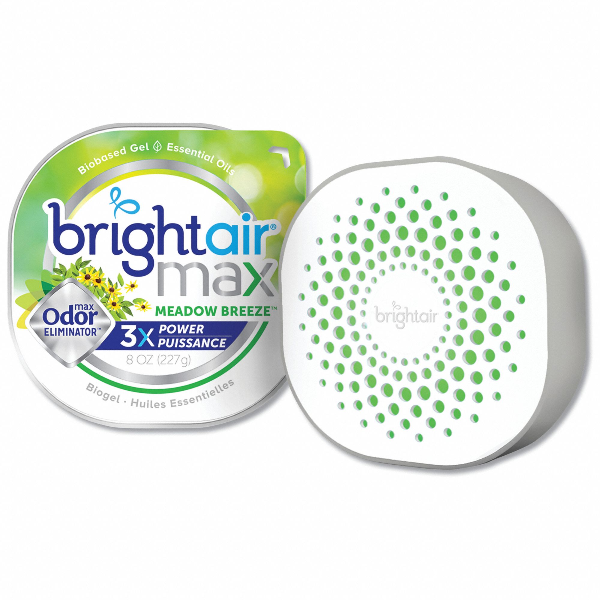 BRIGHT AIR, Jar, 8 oz Container Size, Deodorizer - 795TD0|BRI900438 ...