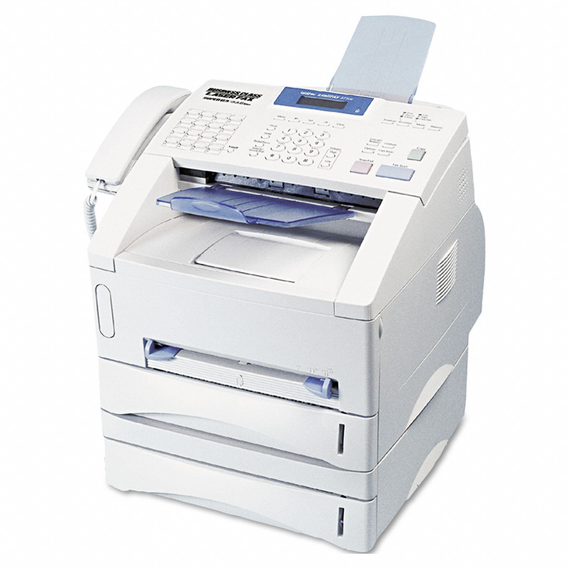 BROTHER, Copy/Fax/Print/Sort, Black/White, Multifunction Printer ...