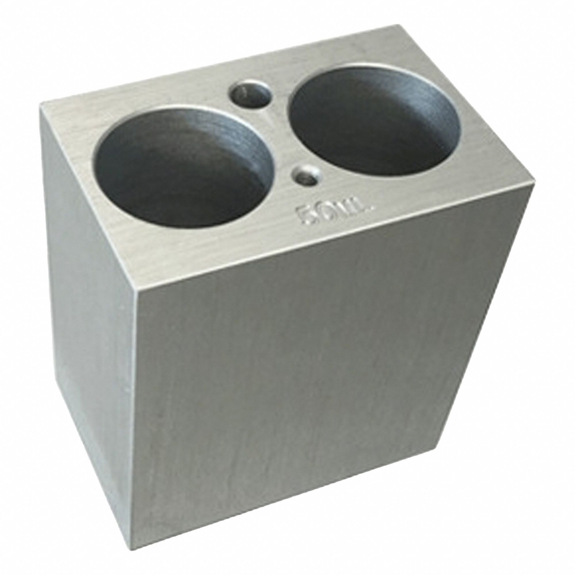 BENCHMARK SCIENTIFIC, Aluminum, 1 7/8 in Overall Wd, Dry Bath Block ...