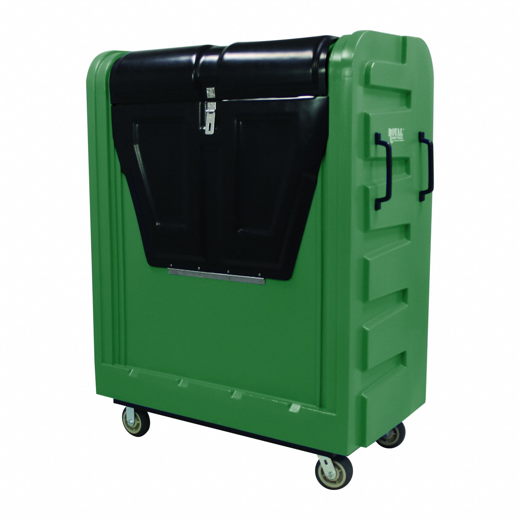 ROYAL BASKET TRUCKS, Green, (2) Rigid/(2) Swivel, Bulk Security Truck ...