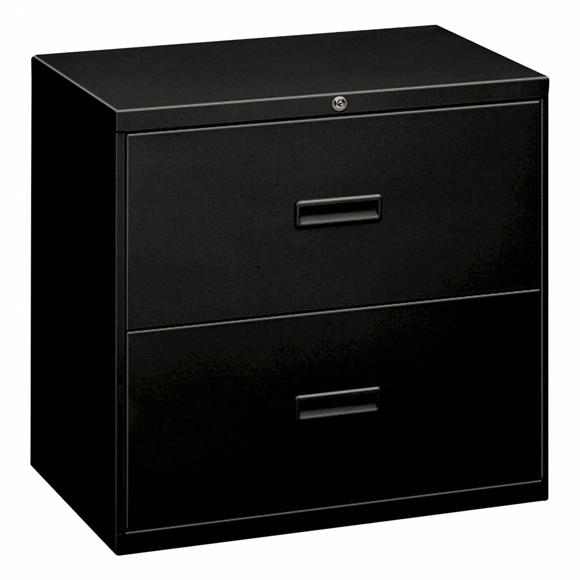 HON, Black, 2 Drawers, Lateral File Cabinet with Drawer - 864EN7|H432.L ...