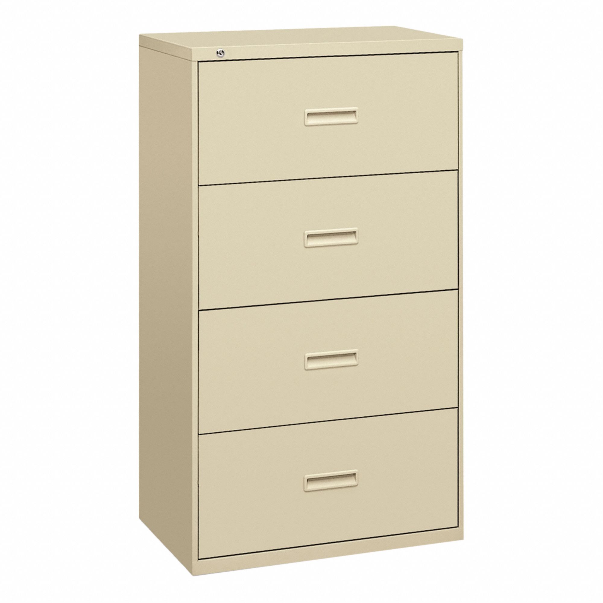 HON, Putty, 4 Drawers, Lateral File Cabinet with Drawer - 864EN8|H434.L ...