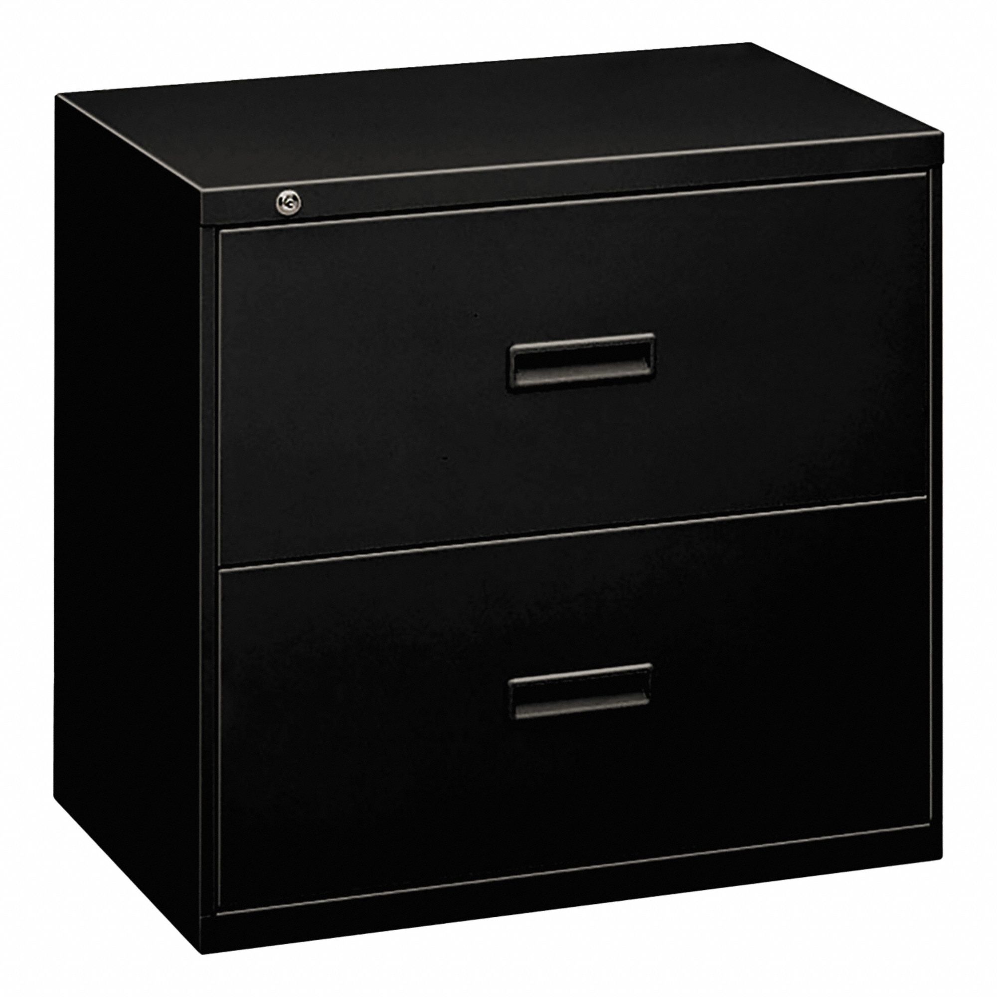 HON, Black, 2 Drawers, Lateral File Cabinet with Drawer - 864EP1|H482.L ...