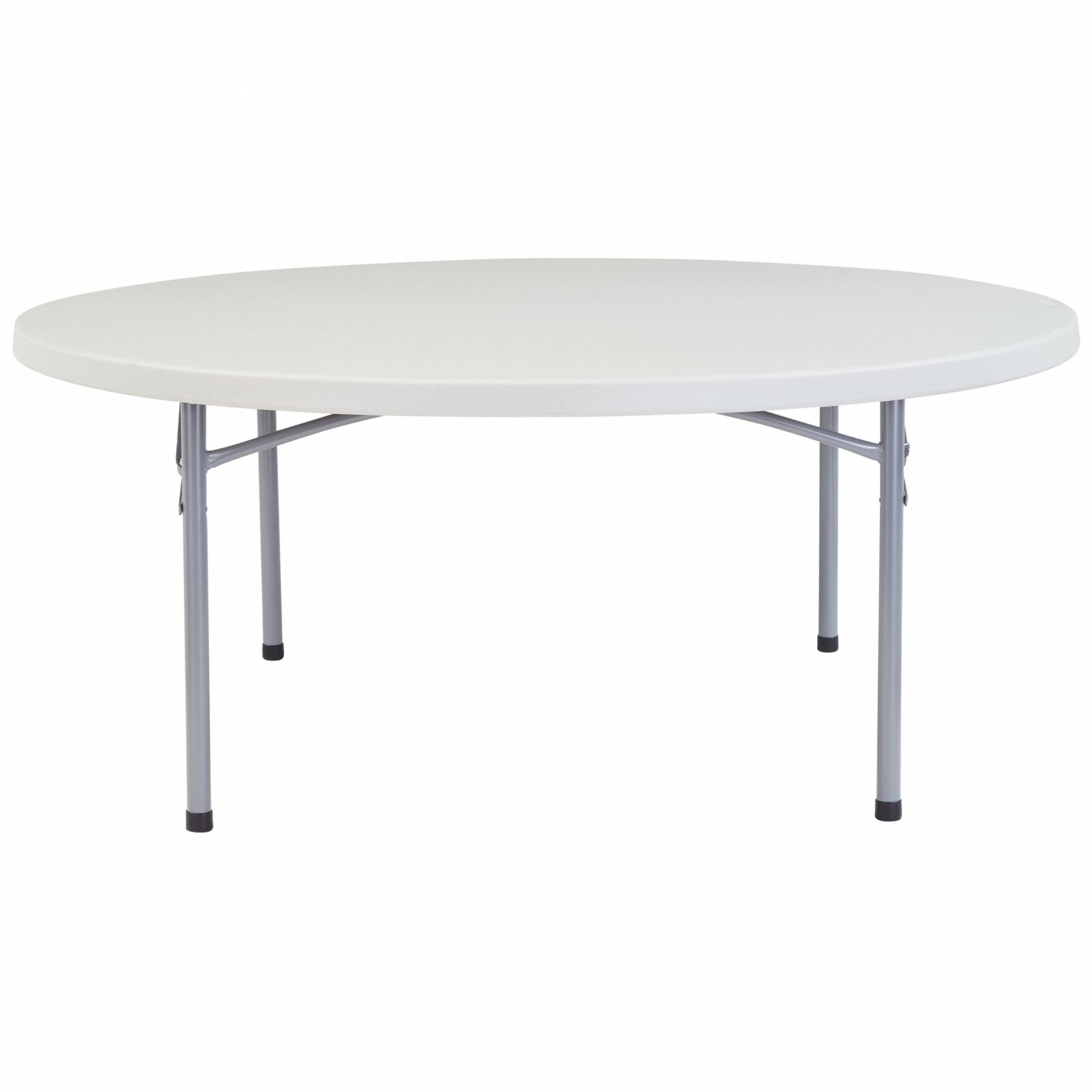 NATIONAL PUBLIC SEATING, Round Table Shape, Speckled Gray Tabletop ...
