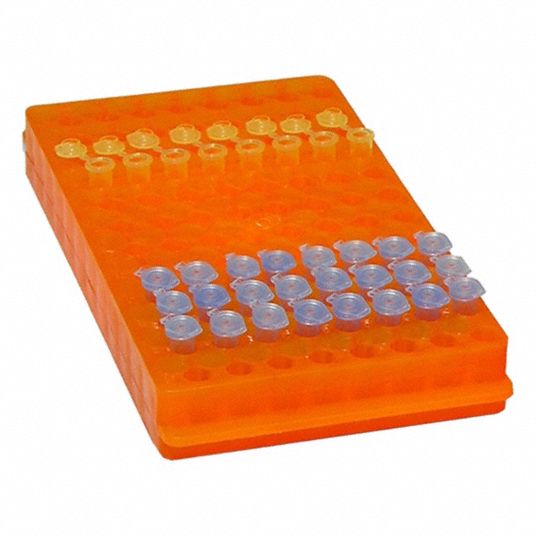 EVA, (96) Tubes, Tube Rack - 39P069|BV1010-05 - Grainger