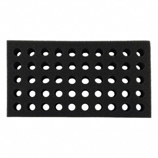 EVA, (50) Tubes, Tube Rack - 39P073|BV1010-150 - Grainger