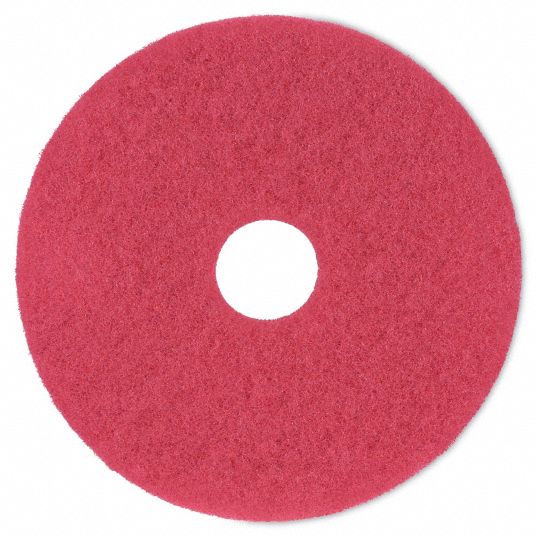 PREMIERE PADS, Cleaning/Buffing, Red, Buffing Pad - 51EE42|PAD 4017 RED ...