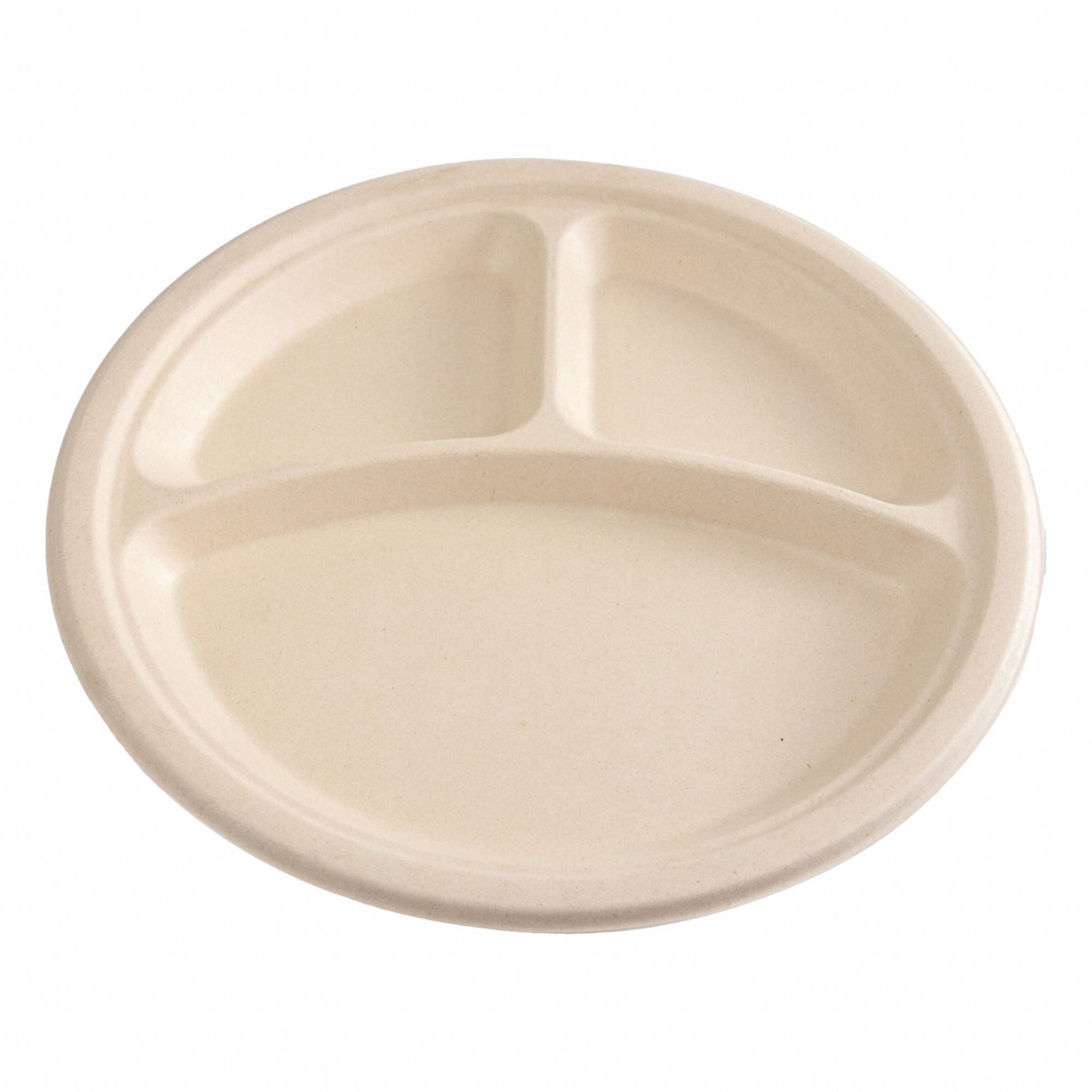 Disposable Plates,White,10 in dia.,PK500 - Grainger