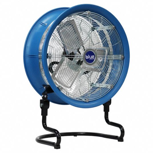 PATTERSON, 18 in Blade Dia, 3 Speeds, Industrial Fan - 818GK9|BLUE1800 ...