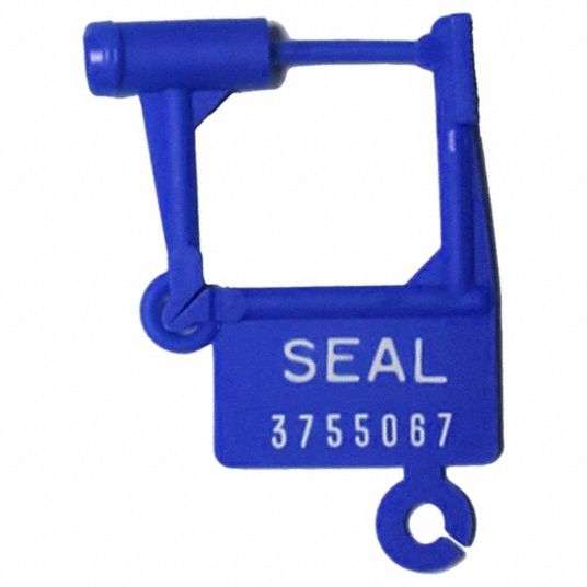 Plastic, 2 in L x 15/16 in W, Padlock Seals - 812X62|6320000-3 - Grainger