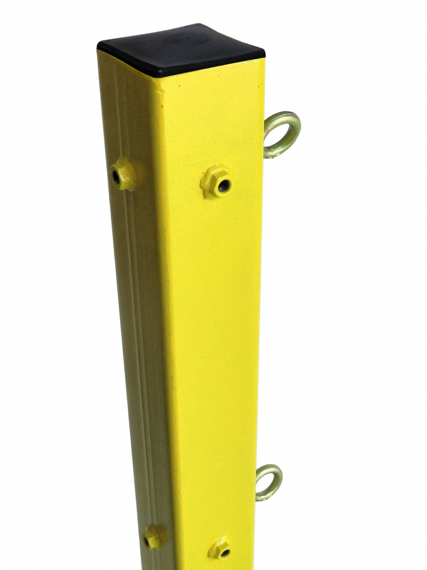 US NETTING Post Mounted Loading Dock Safety Barrier Net: 4 ft Net Ht, 10 ft Net Wd, Orange ...