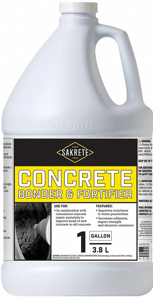 SAKRETE 120036 Concrete Bonding Additive,1 gal.,Jug 39UV51 764661200369 ...