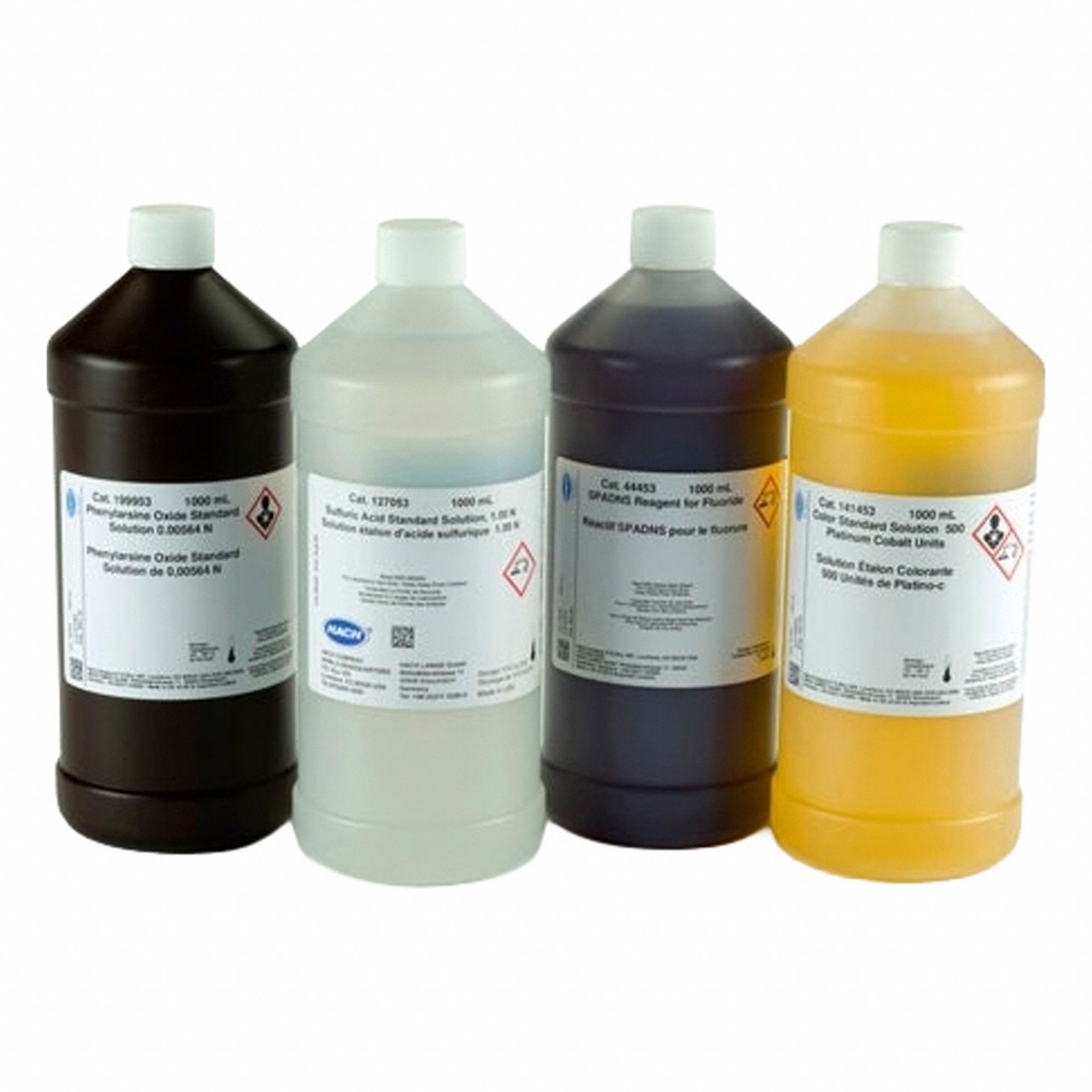 HACH, 500 mL Volume, Bottle, Calcium/Magnesium Indicator Solution ...