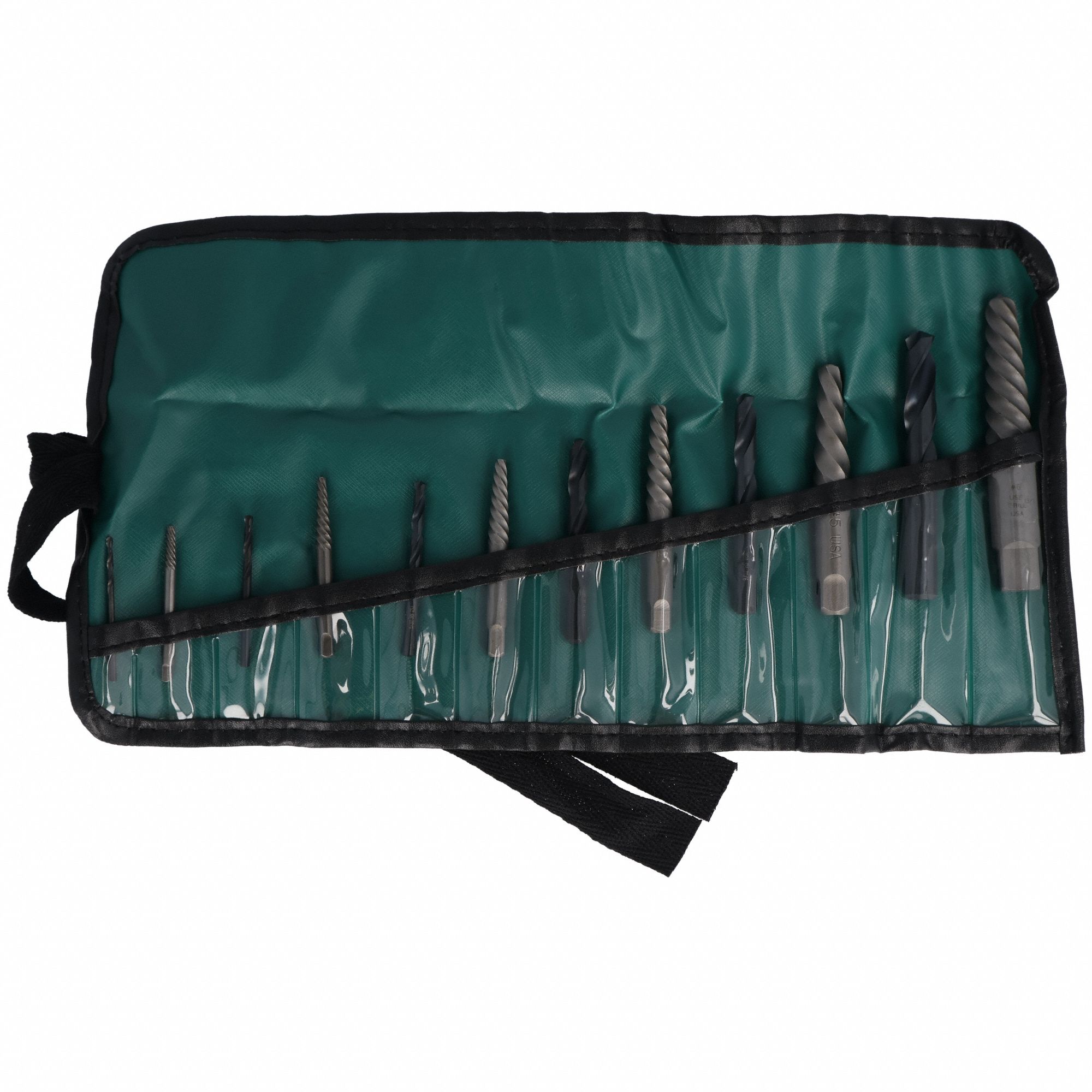 CLEVELAND, 12 Pc, Spiral Flute, Screw Extractor Set - 807RD8|C00910 ...