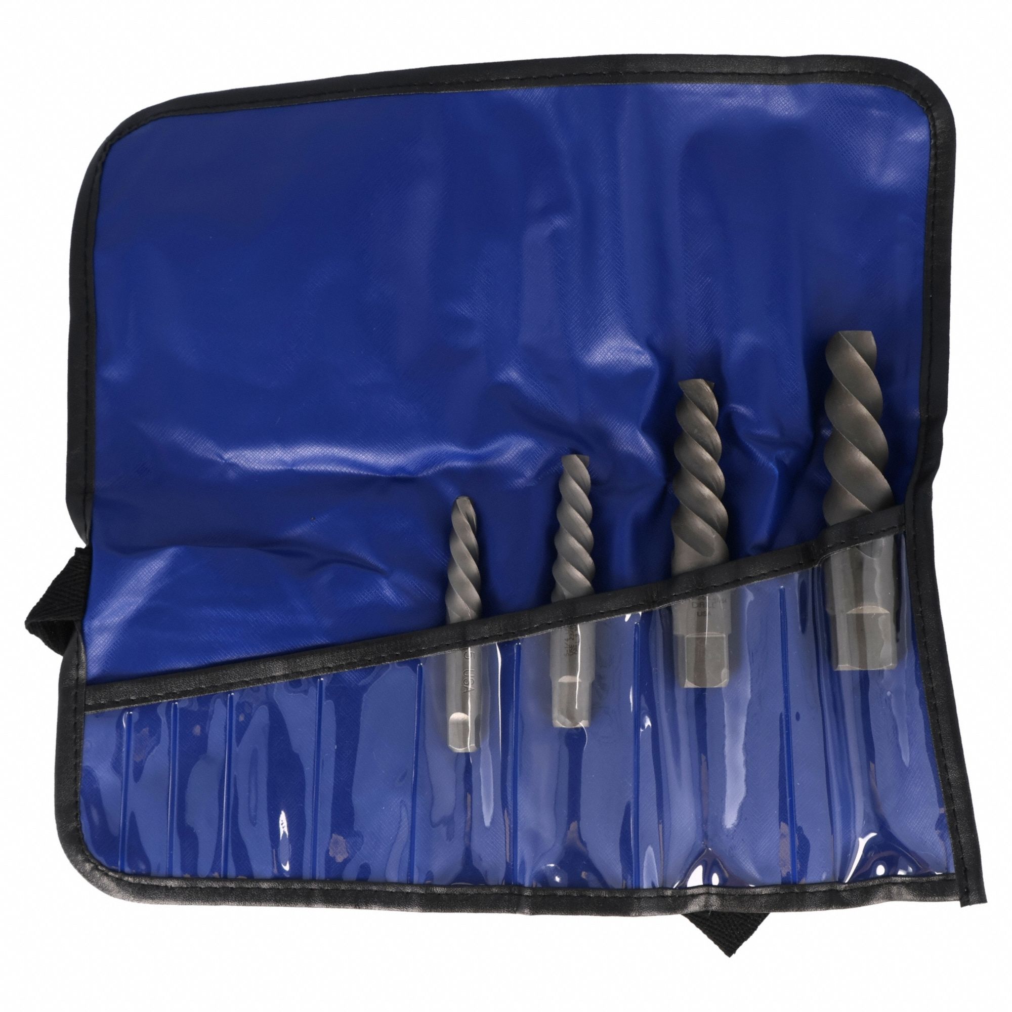 CLEVELAND, 4 Pc, Spiral Flute, Screw Extractor Set - 807RD9|C00917 ...