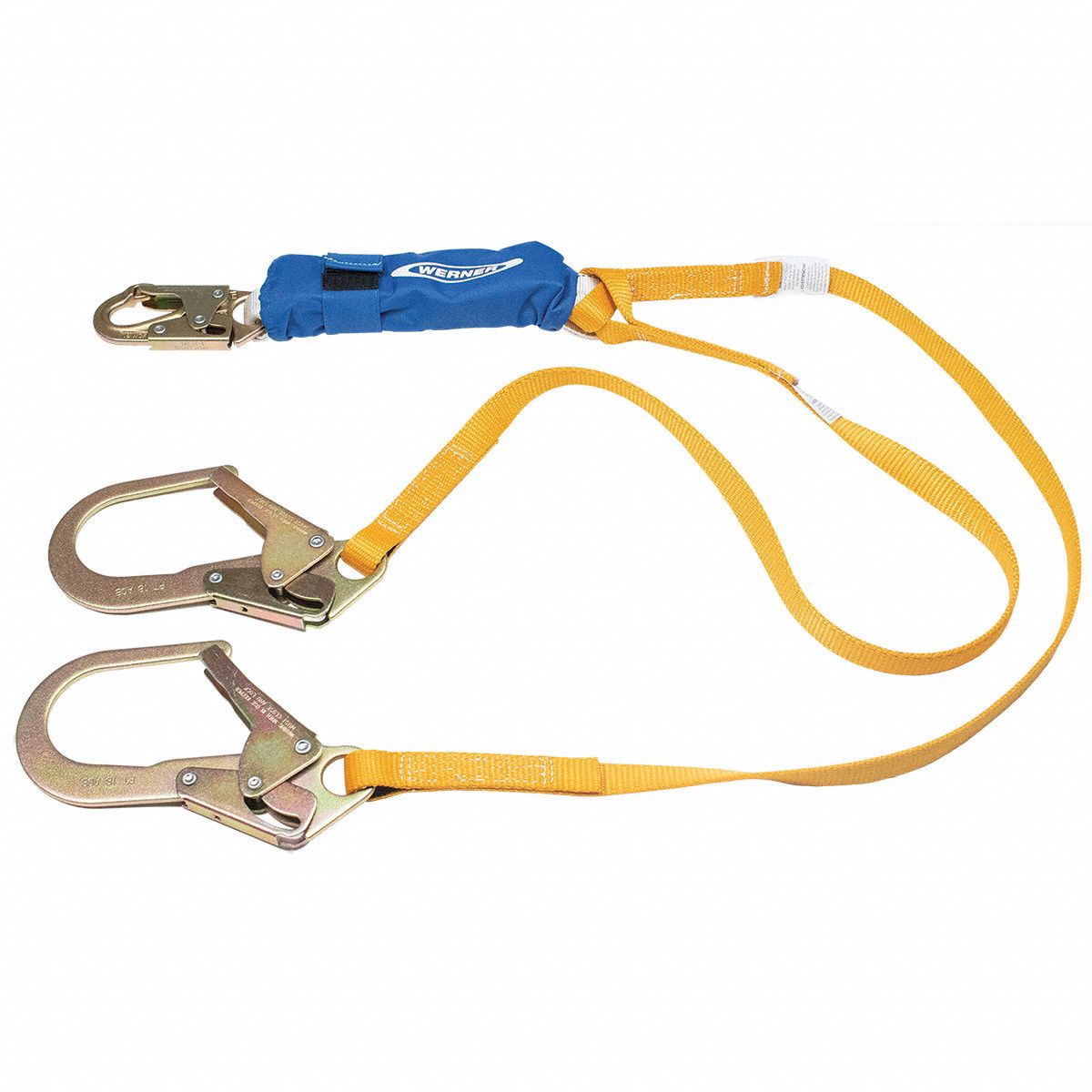 WERNER, Steel Rebar Hook, Steel Snap Hook, Fall Arrest Lanyard - 29TG01 ...