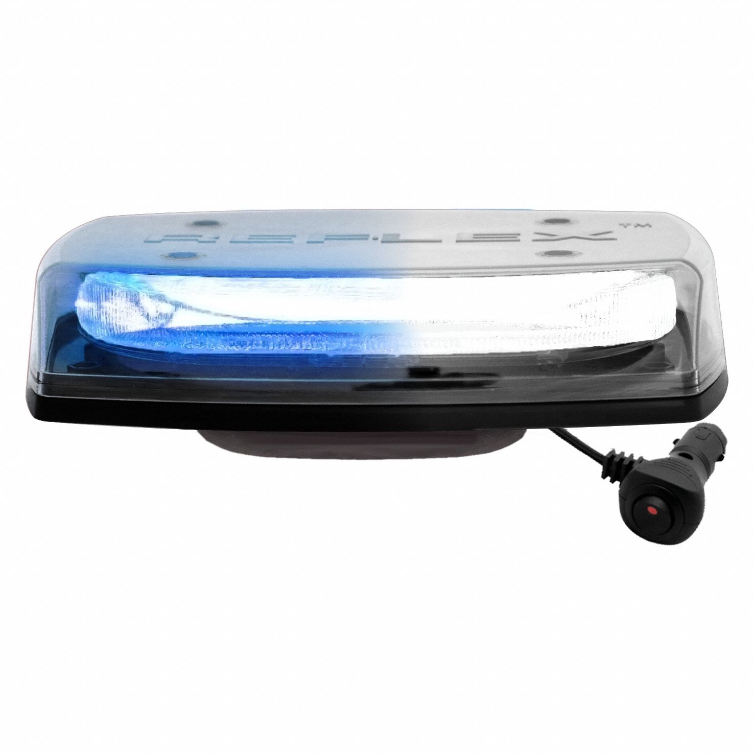 CODE 3, Emergency Vehicle Mini Light Bar, Blue/White, Mini Light Bar ...