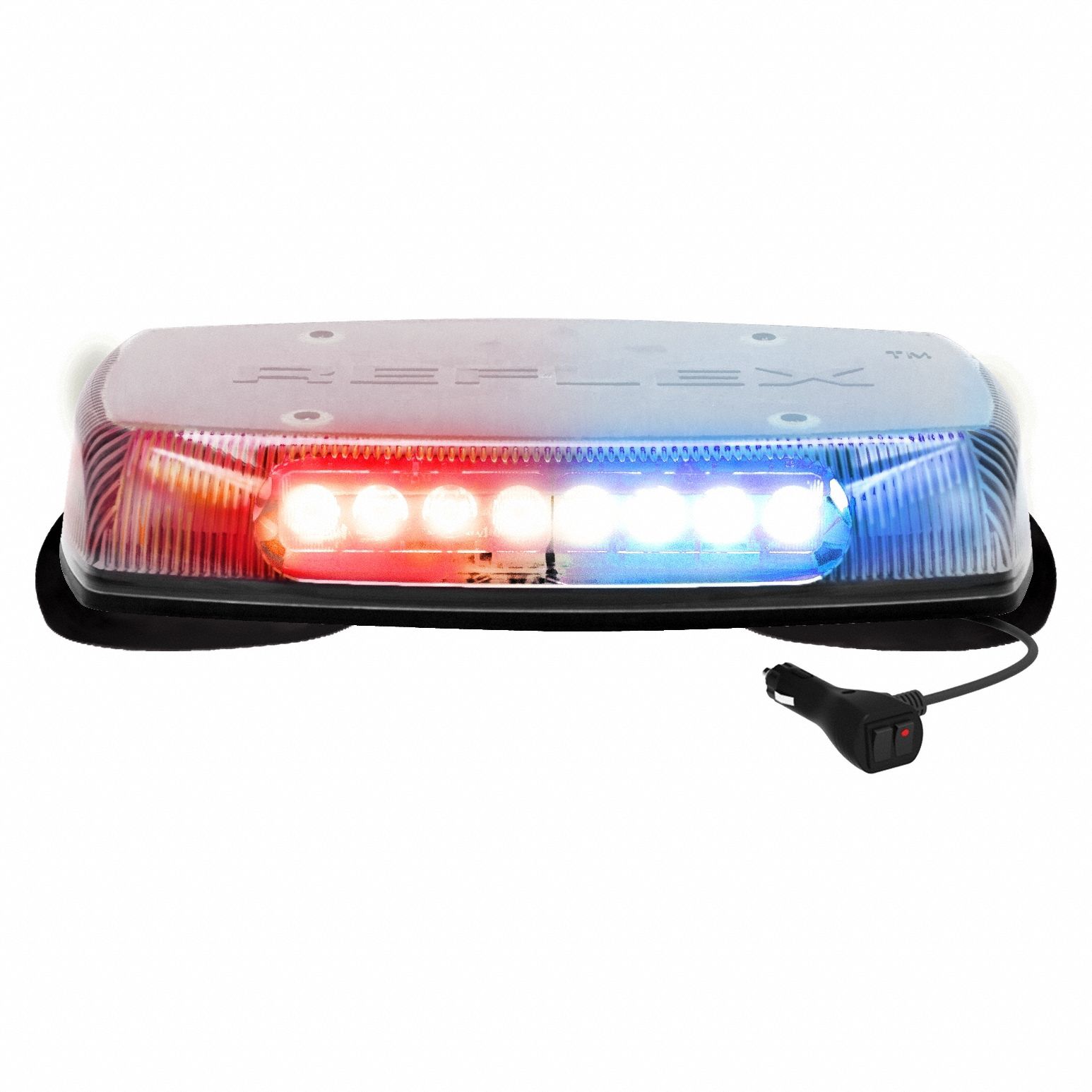 CODE 3, Emergency Vehicle Mini Light Bar, Blue/Red, Mini Light Bar ...