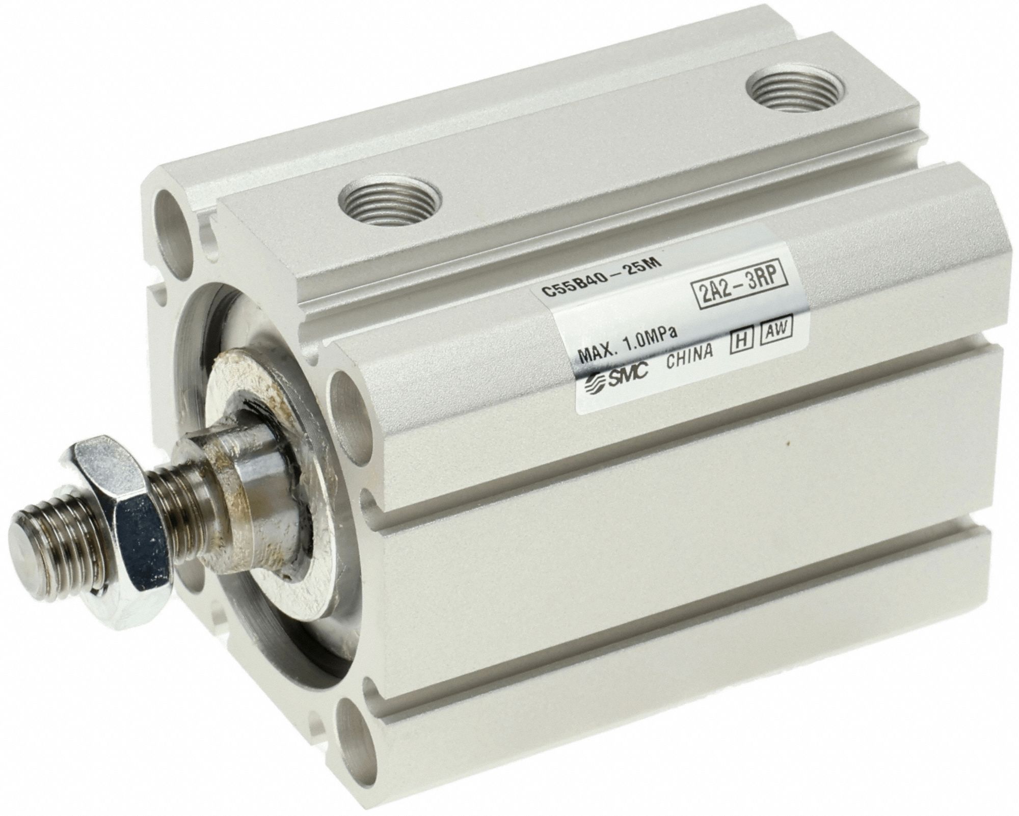 SMC, 32 mm Bore Dia, 125 mm Stroke Lg, Compact Cylinder - 826D31|C55B32-125M - Grainger