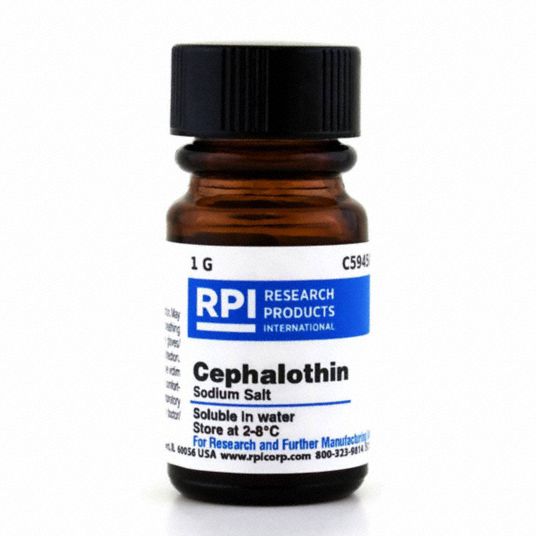 1 g, 58-71-9, Cephalothin Sodium Salt - 30TX77|C59450-1.0 - Grainger