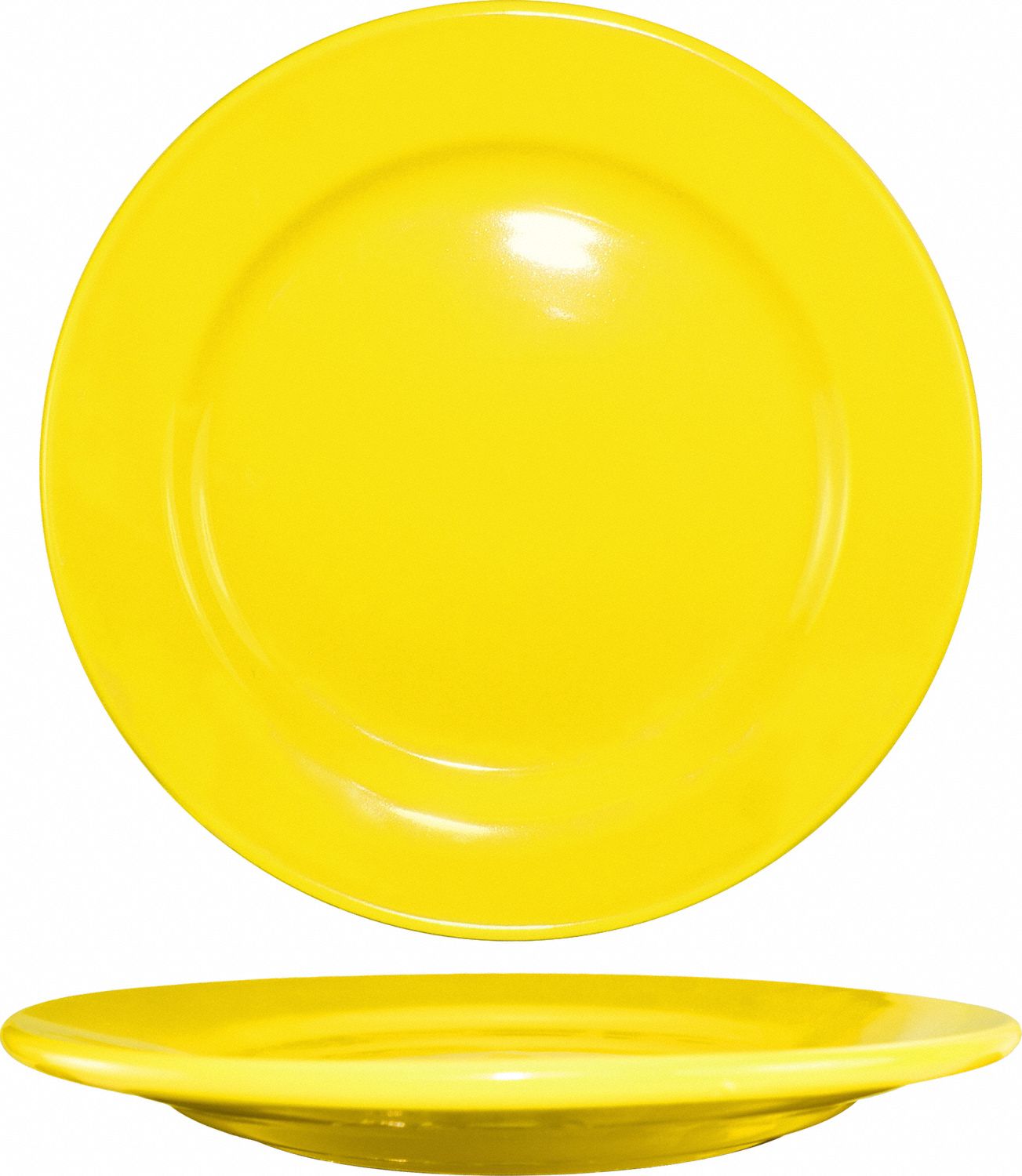 ITI, Cancun, Ceramic, Wide Rim Plate - 806RA2|CA-8-Y - Grainger