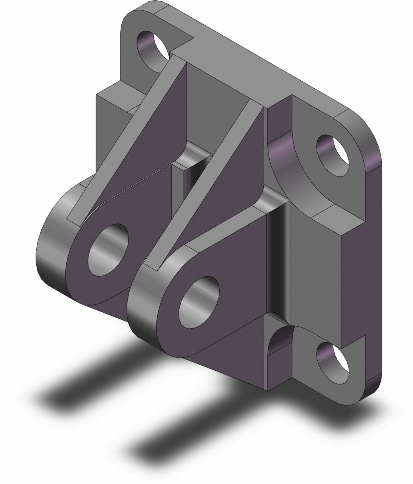 SMC, Clevis, Fits 40 mm Bore Dia, Mounting Bracket - 826G76|CA2-D04 ...