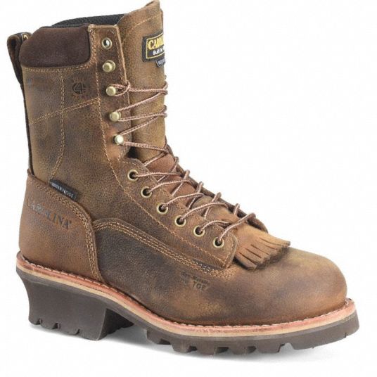 CAROLINA SHOE, Men's, Size 8 1/2, Logger Boot - 34VY23|CA7521 - Grainger