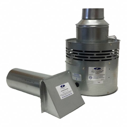 325 cfm Max, 6 in / 6 in Inlet/Outlet, Combustion Air Intake System ...