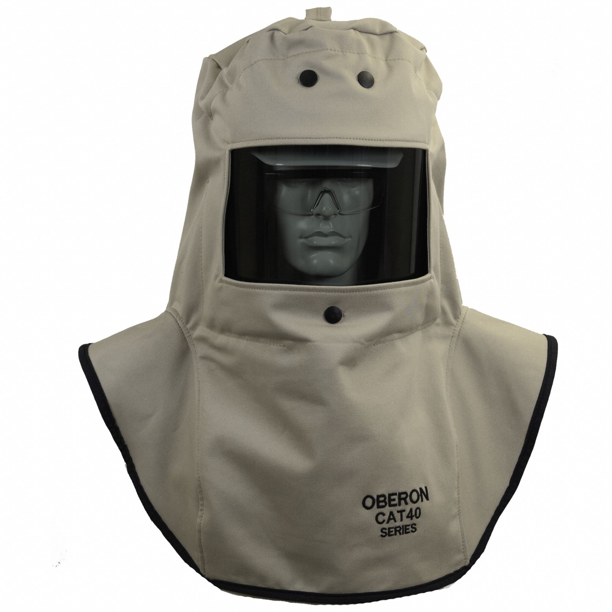 OBERON COMPANY, 4 PPE CAT, 41 cal/sq cm ATPV, Cat4 Arcflash Hood,Hard ...