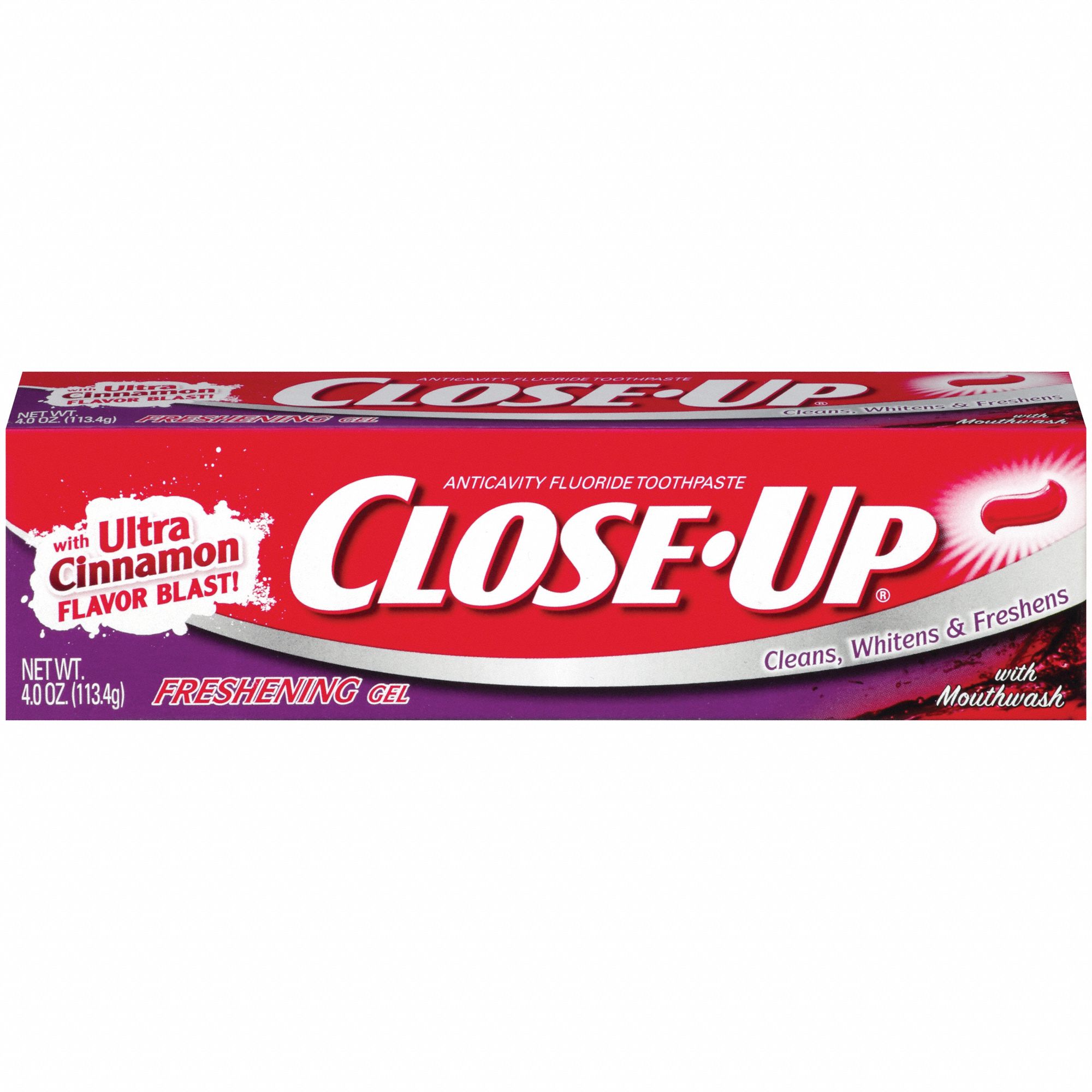 CLOSE UP, 4 oz, Tube, Toothpaste - 39E687|CB742422 - Grainger