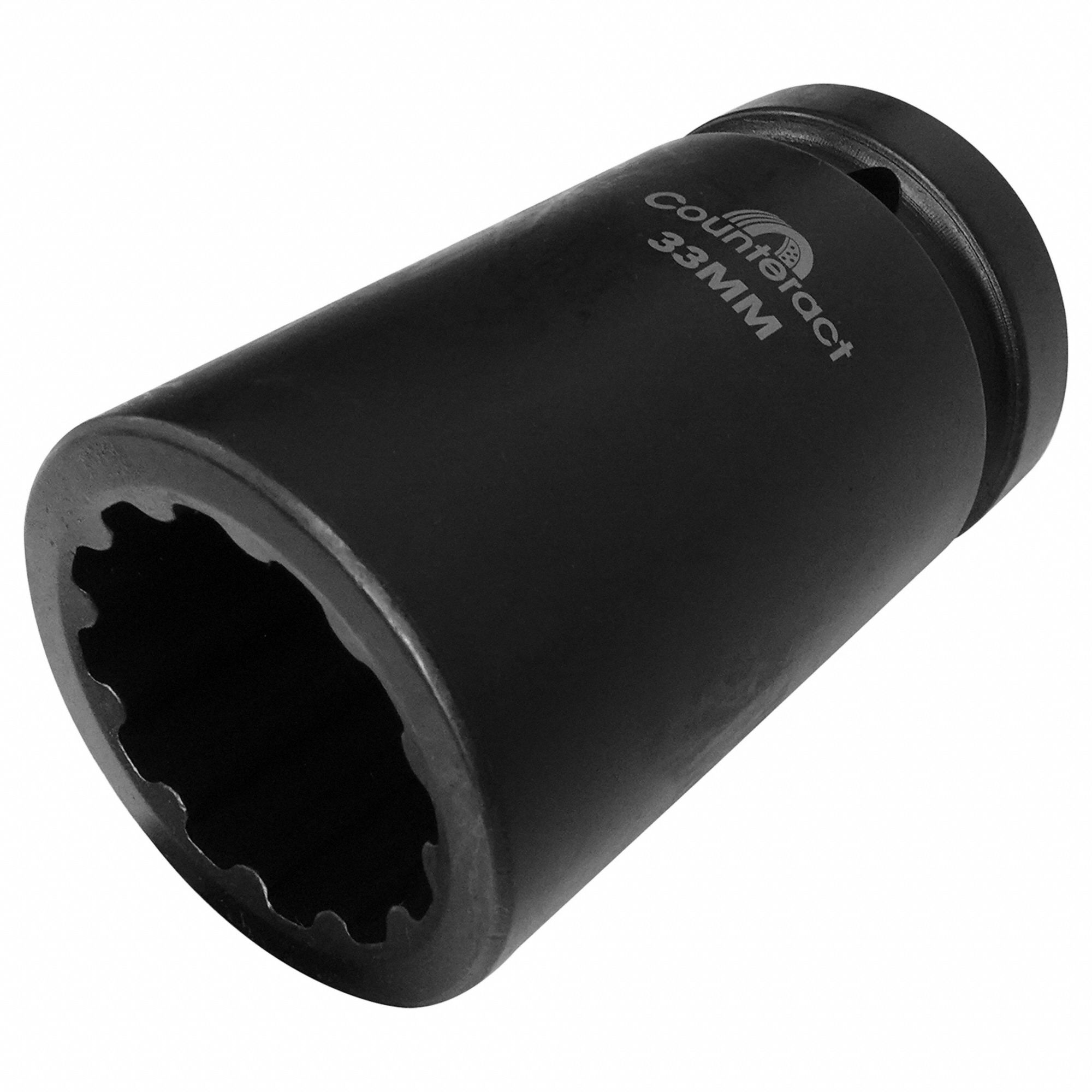 COUNTERACT, Chrome, Commercial Socket - 820EX1|CBBS1-33 - Grainger